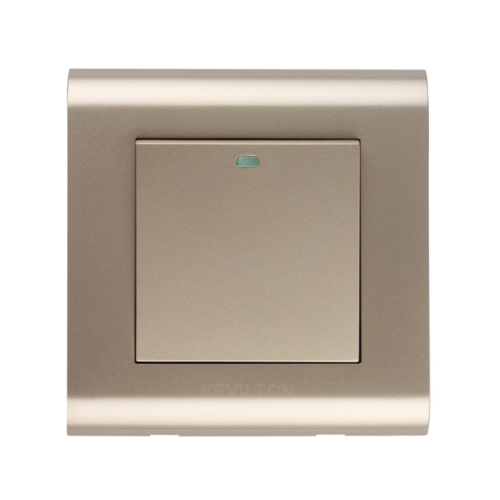 Kevilton - Switch - 1 Gang 1 Way Gold Modular in Sri Lanka | Homemart ...