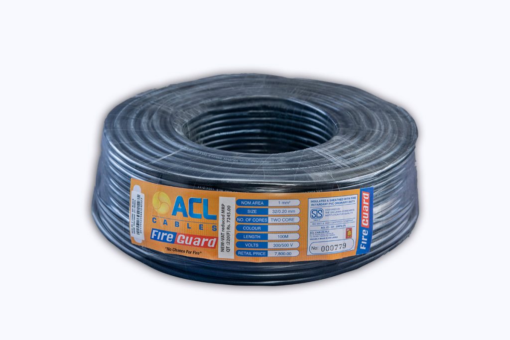 ACL - Flexible Cables - 35. 24/0.20 Mm - 2 Core - 100 - 0.75 Mm in Sri ...