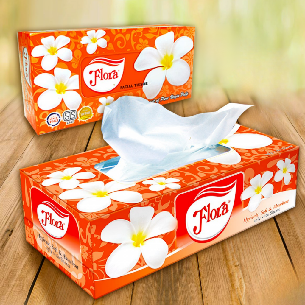 Flora - Facial Tissues 2 Ply - 160S in Sri Lanka | Homemart | Shop Online