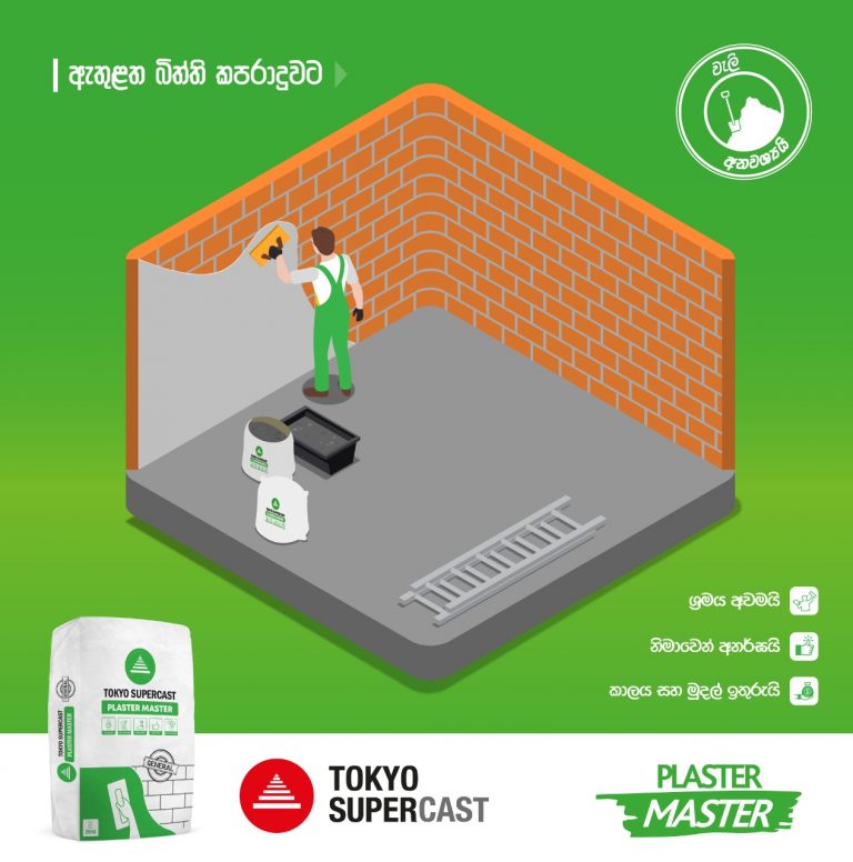 Tokyo Supercast - Wall Plaster (General) - 25kg in Sri Lanka | Homemart ...