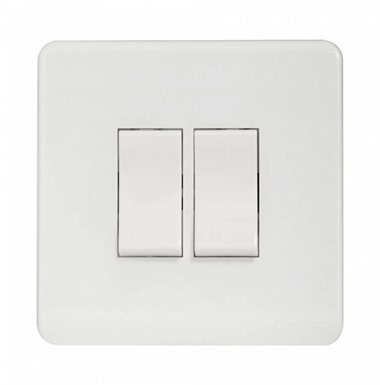 Orange - Sc 1 Way 2 Gang Switch in Sri Lanka | Homemart | Shop Online