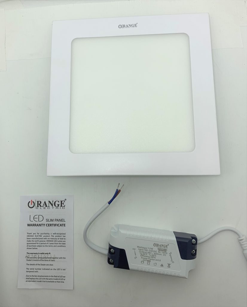 Orange - Eco Led Switch Panel - R 18 W Warm White Square in Sri Lanka ...