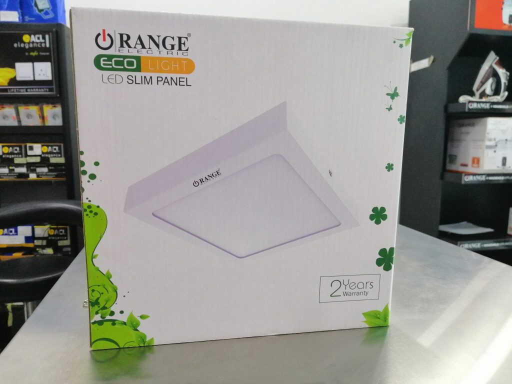 Orange - Eco Led Switch Panel - S 18 W Warm White Square in Sri Lanka ...
