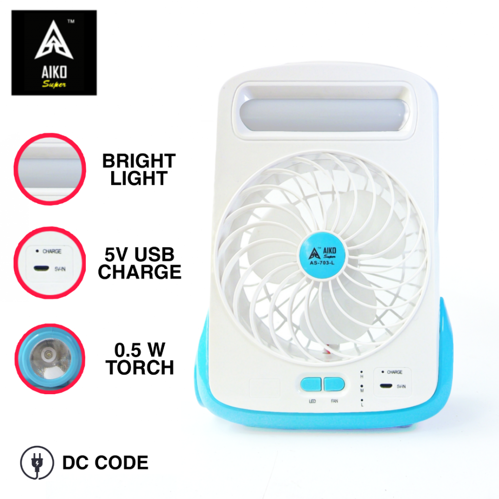 Aiko - Rechargeable Fan in Sri Lanka | Homemart | Shop Online