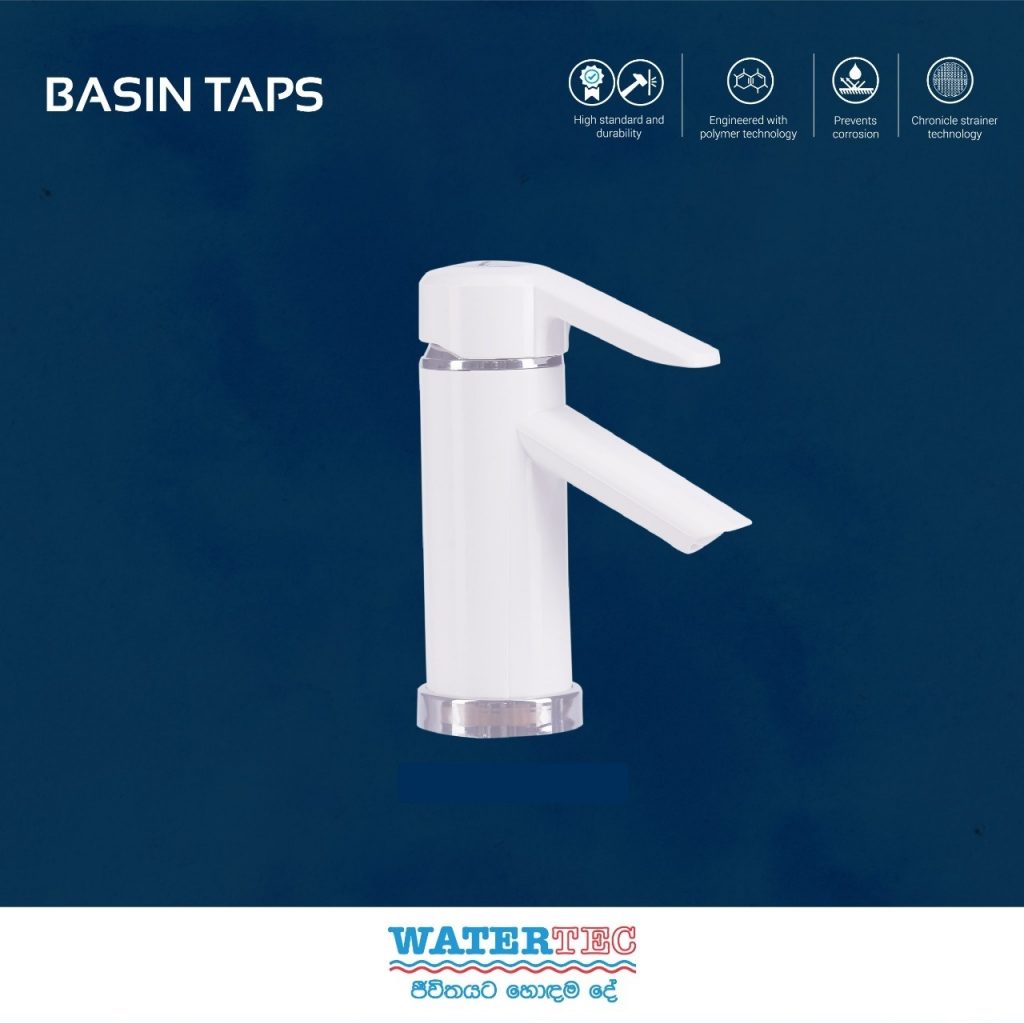 Watertec - Pillar Basin Tap - White in Sri Lanka | Homemart | Shop Online