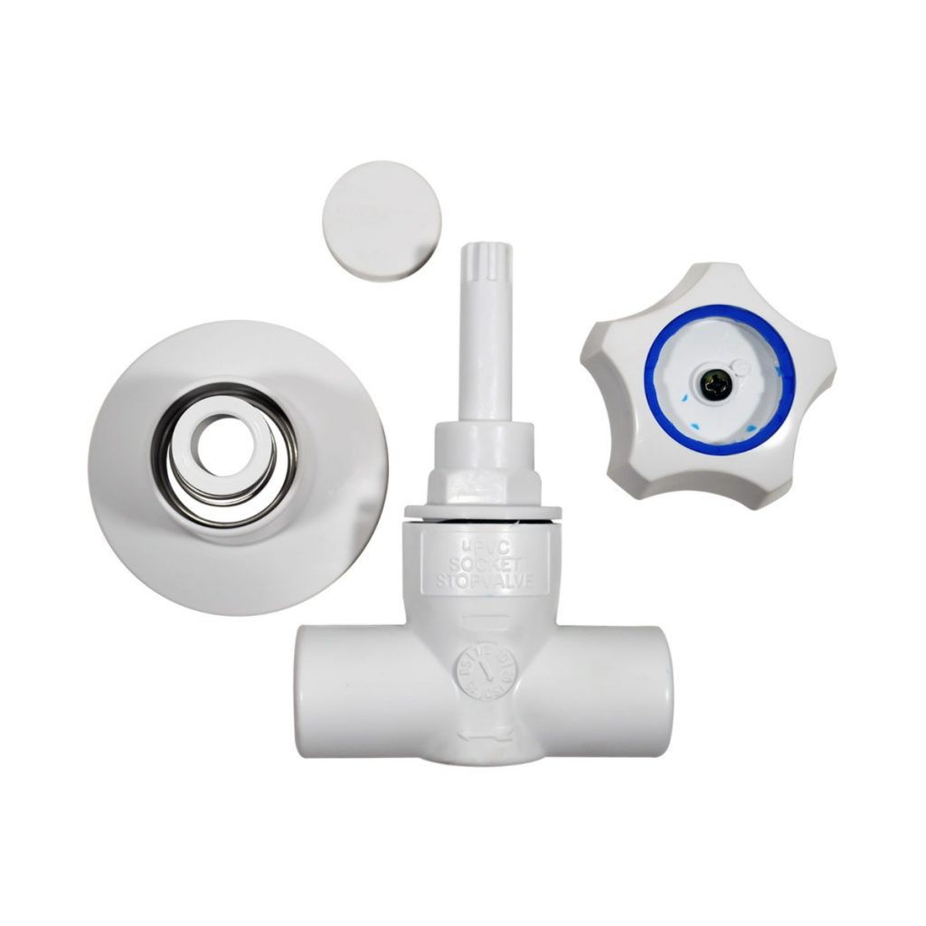 Watertec - Stop Tap 20F Capri - White in Sri Lanka | Homemart | Shop Online