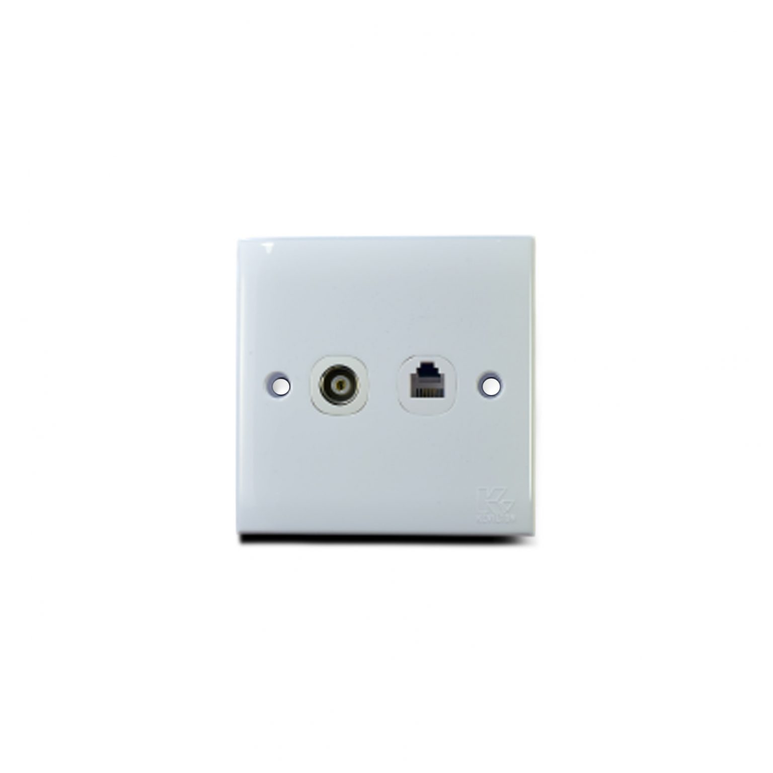 Kevilton - Combined Television And Telephone Socket White in Sri Lanka ...