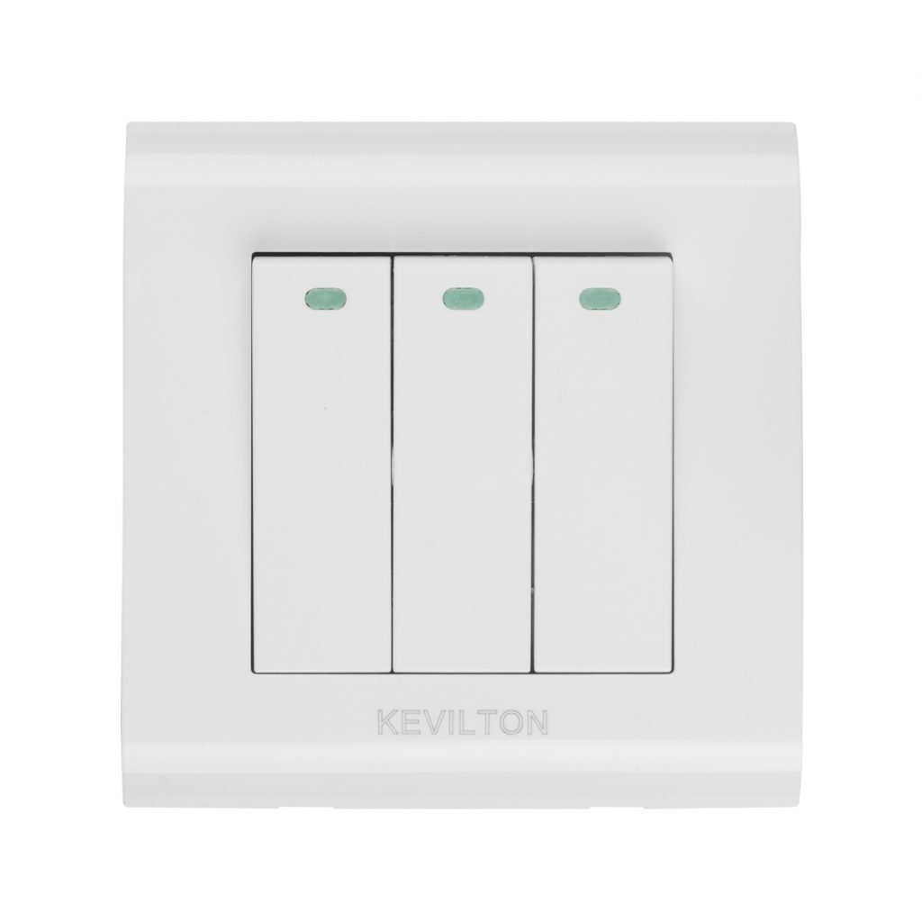 Kevilton - Switch - 3 Gang 2 Way White Modular in Sri Lanka | Homemart ...