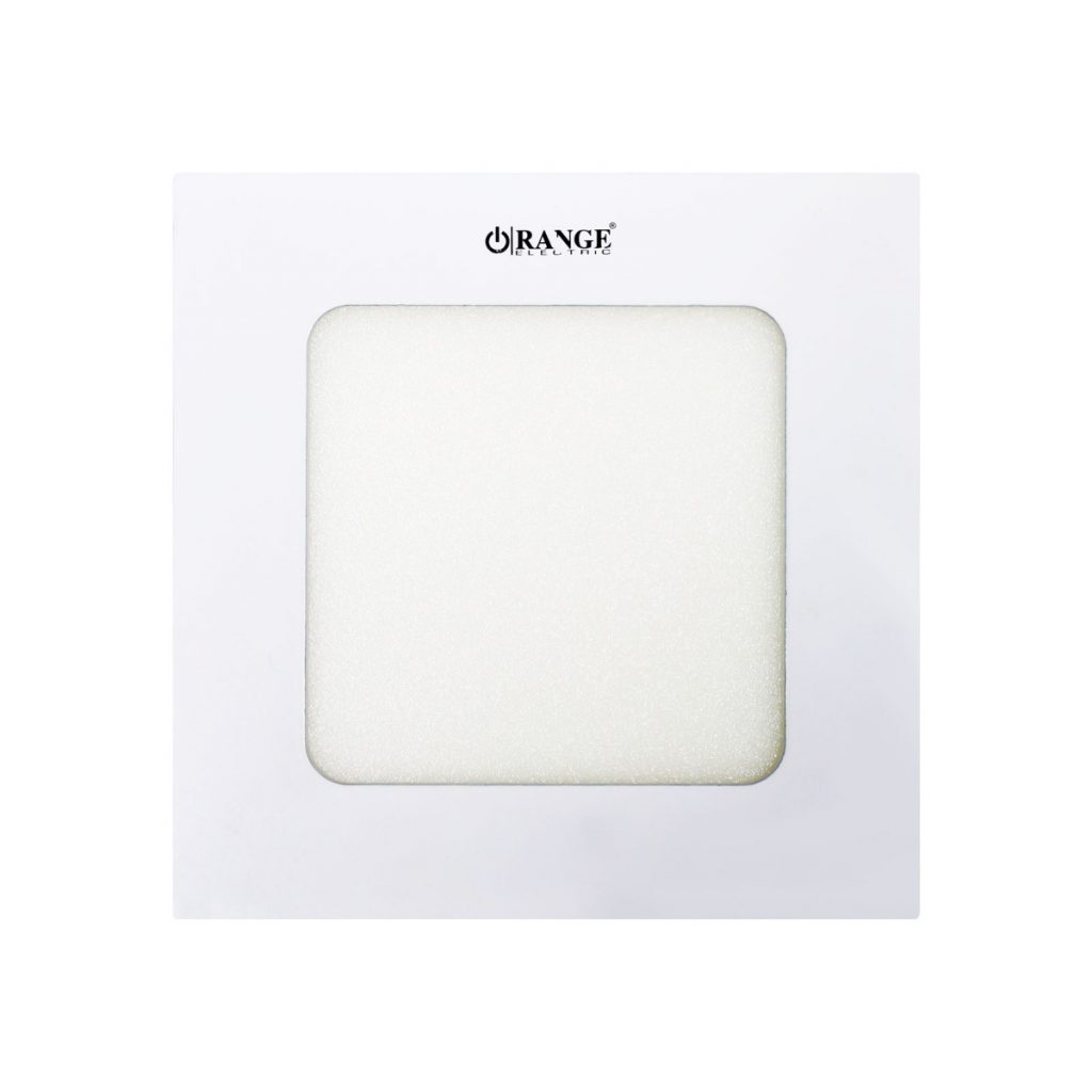 Orange - Eco Led Switch Panel Square - 6 W Warm White Square in Sri ...
