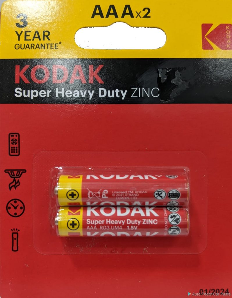 Kodak - Super Heavy Duty R03 AAA 2Pk in Sri Lanka | Homemart | Shop Online