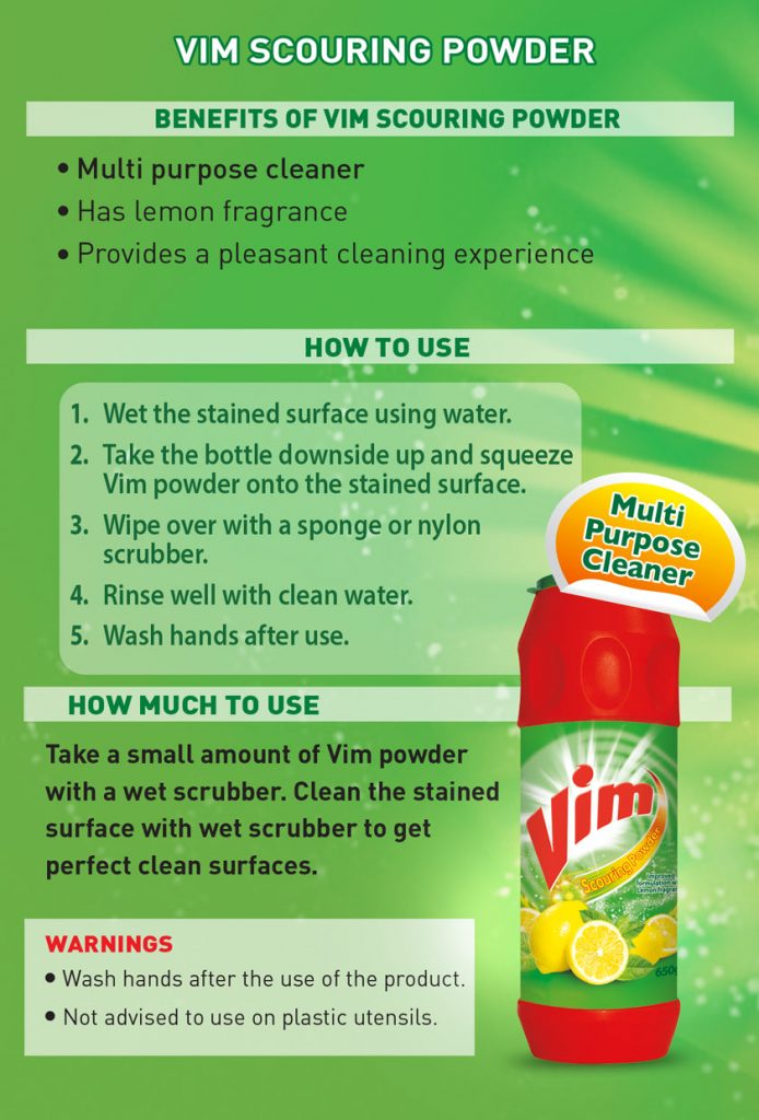 Vim - Dish Wash Powder in Sri Lanka | Homemart | Shop Online